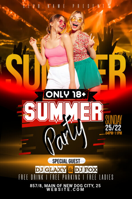 Night Club Poster Template | PosterMyWall