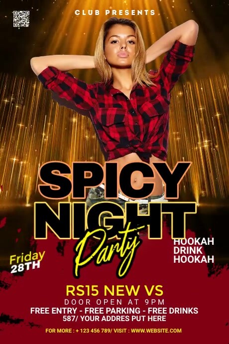 Night Club Poster Template | PosterMyWall