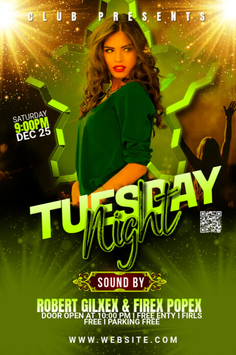 Night Club Poster Template | PosterMyWall