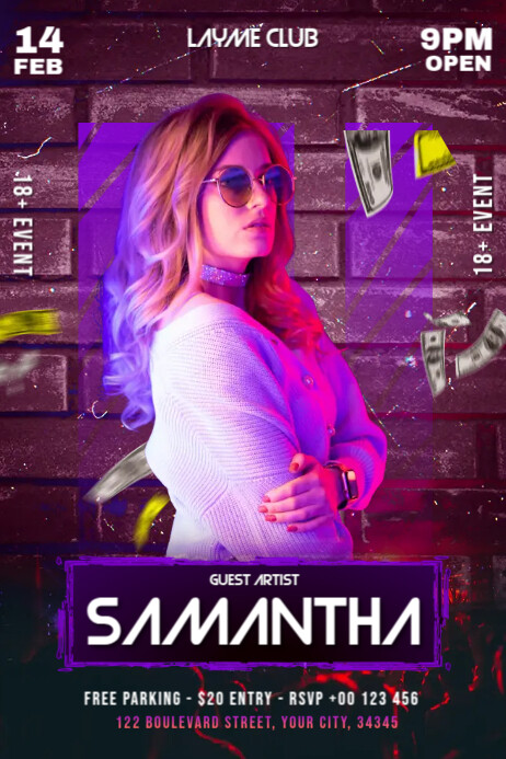 Night Club Poster Template | PosterMyWall