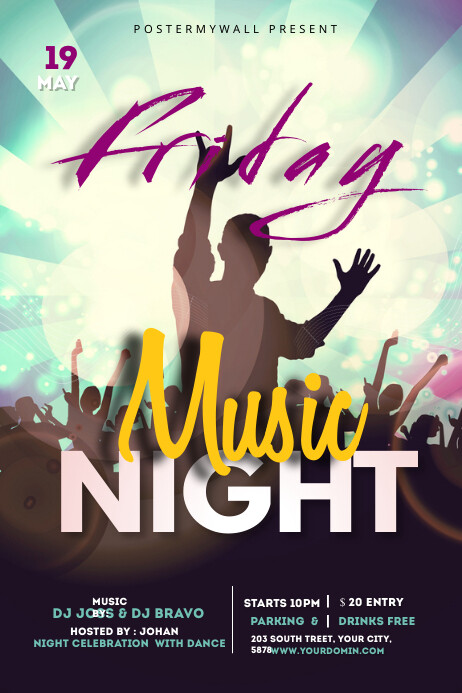 Copy of Night club poster | PosterMyWall