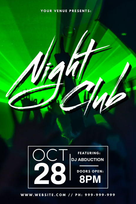 Night Club Poster Template | PosterMyWall