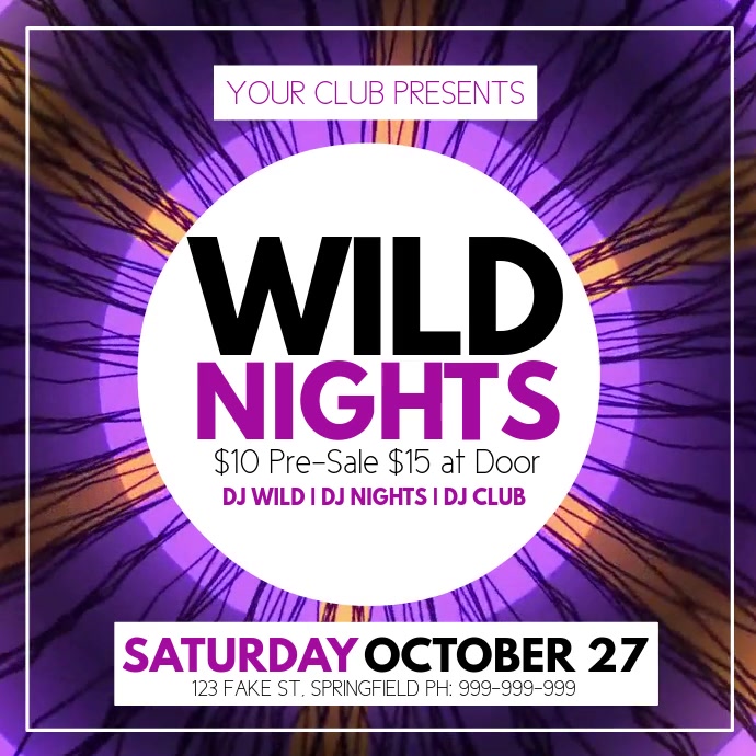 Night Club Video Template | PosterMyWall