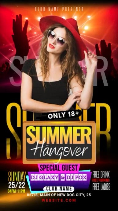 Night Club WhatsApp Status Template | PosterMyWall