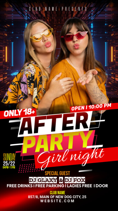 Night Club WhatsApp Status Template | PosterMyWall