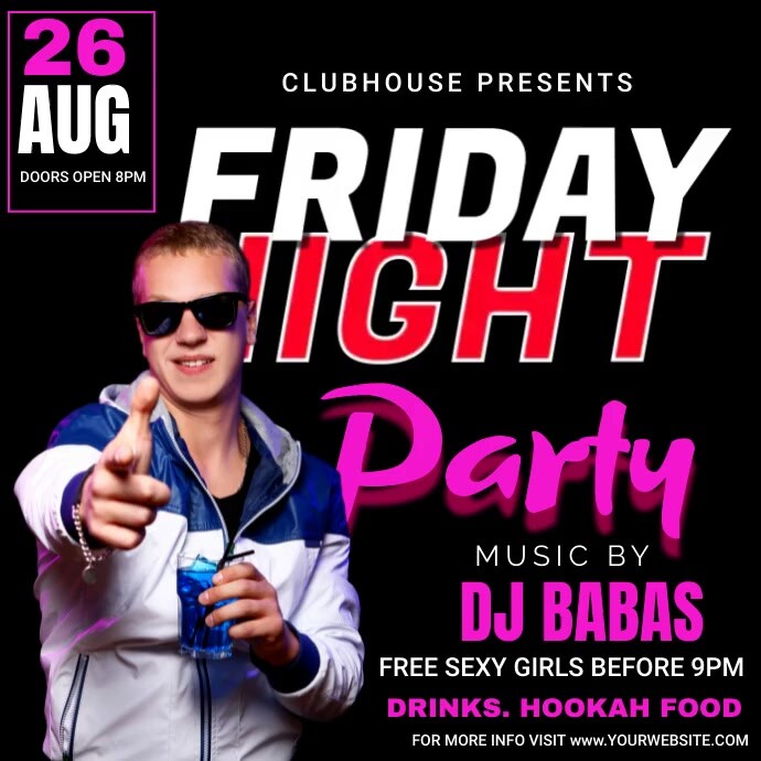 Night event/club party/event night Template | PosterMyWall