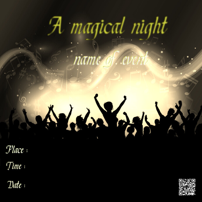 Night event flyer Template | PosterMyWall
