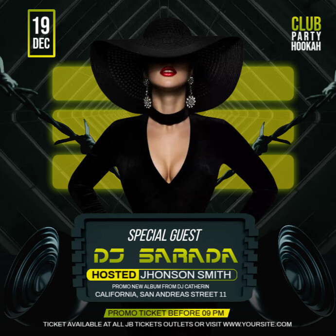 Night Event Party Template | PosterMyWall