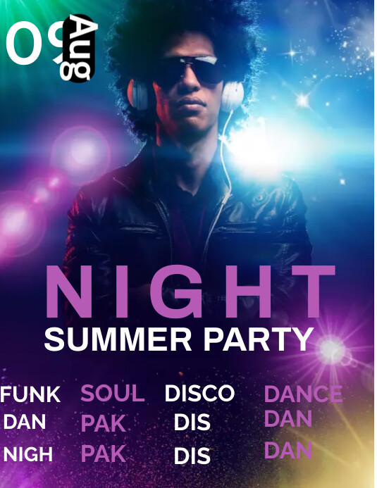 Modèle night flyer | PosterMyWall