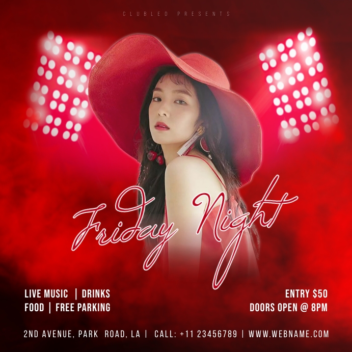 Plantilla de night flyer | PosterMyWall