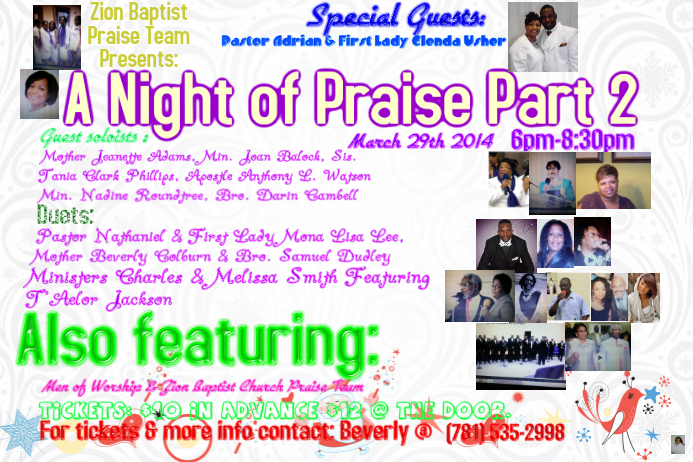 Zions Night of Praise Part 2 Template | PosterMyWall