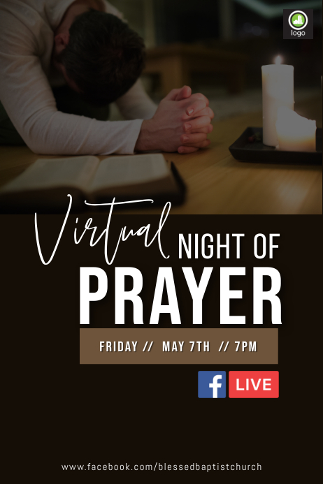 Night of Prayer Template | PosterMyWall