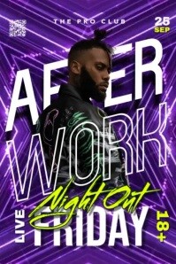 Weekend Night Video Poster Template | PosterMyWall