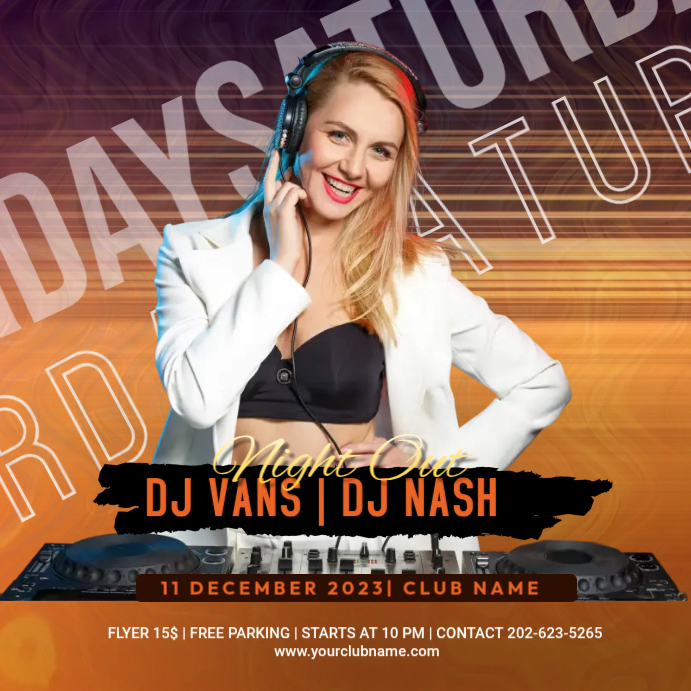 Night Out Social media Ads Template | PosterMyWall