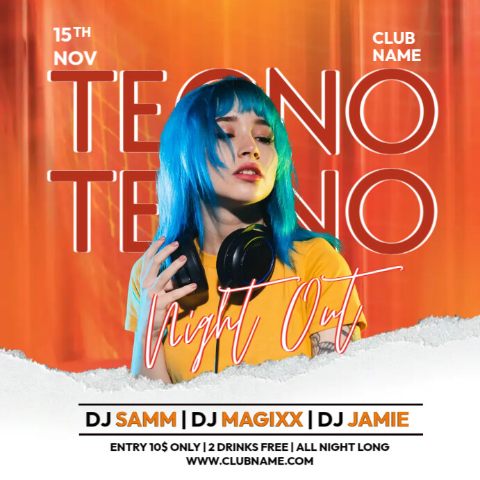 Night Out Template | PosterMyWall