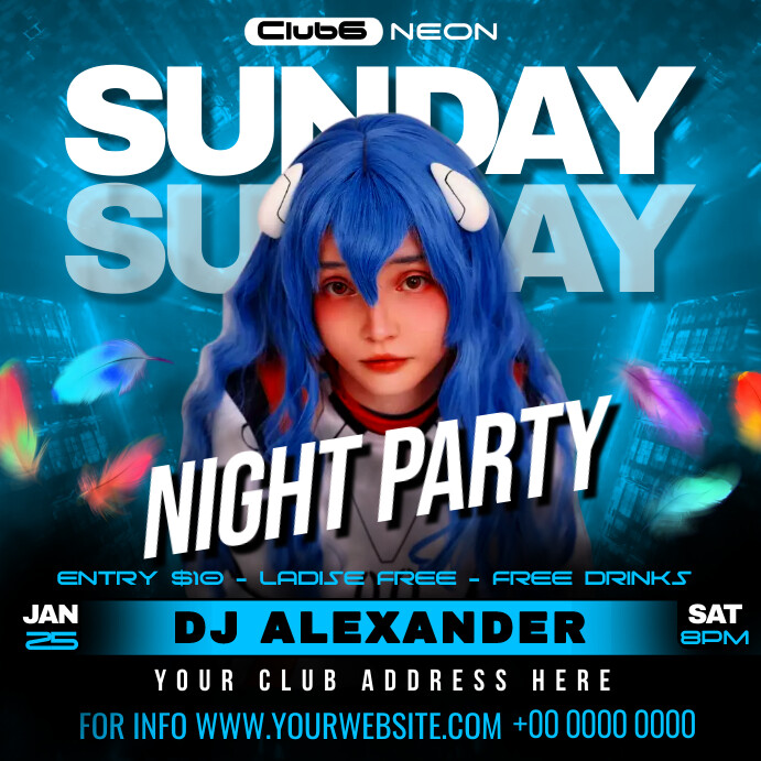 Night Party (1) Template | PosterMyWall