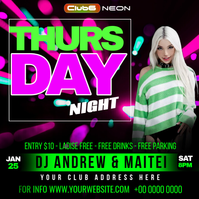 Night Party (16) Template | PosterMyWall