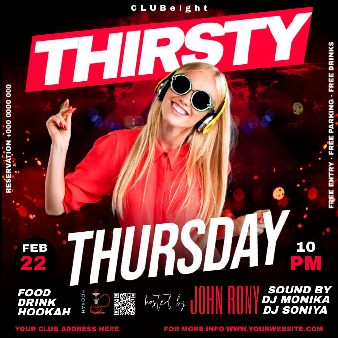 night party ad Template | PosterMyWall