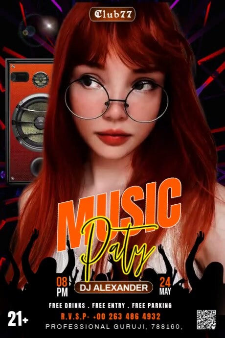 night party ad Template | PosterMyWall
