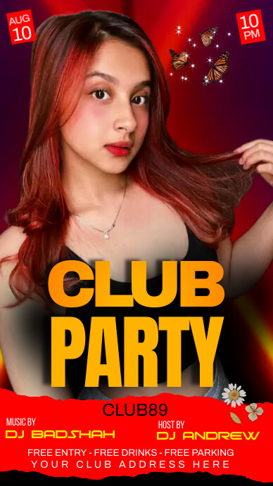 Plantilla de night party ad design | PosterMyWall