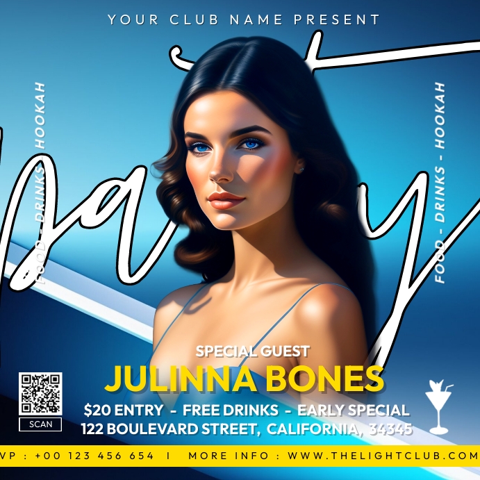 Night Party Ads Template | PosterMyWall