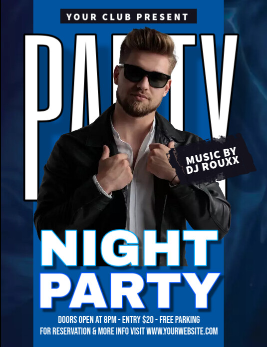 Night Party Ads Template | PosterMyWall
