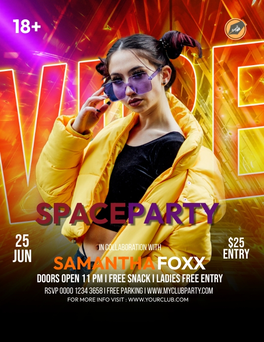 Night Party Ads Template | PosterMyWall