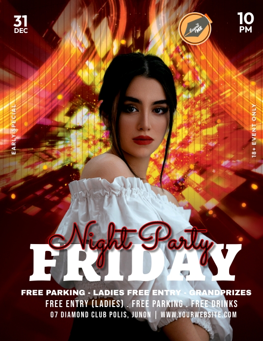 Copy of Night Party Ads | PosterMyWall
