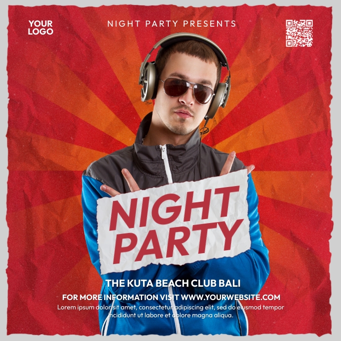 Copy of Night Party Ads | PosterMyWall