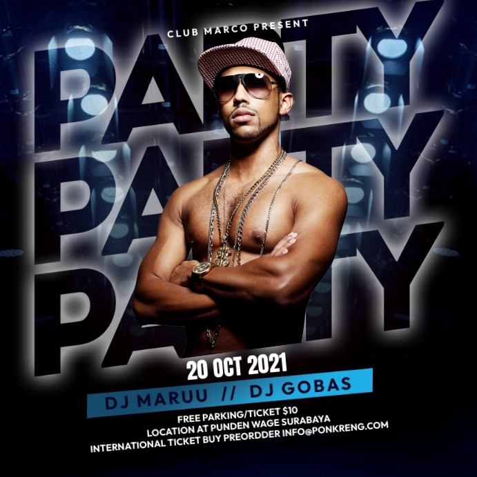 Night Party Ads Template | PosterMyWall