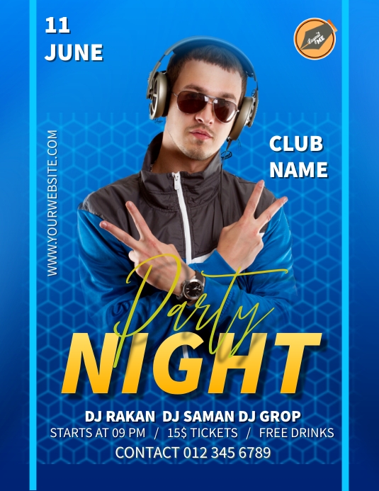 Copy of Night Party Ads | PosterMyWall