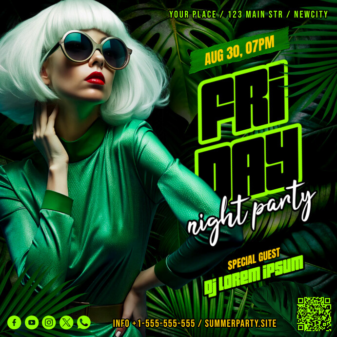 Night Party Banner | PosterMyWall
