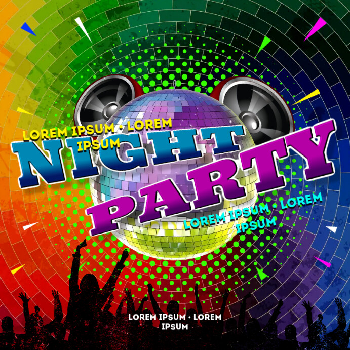 Copy of NIGHT PARTY BANNER | PosterMyWall
