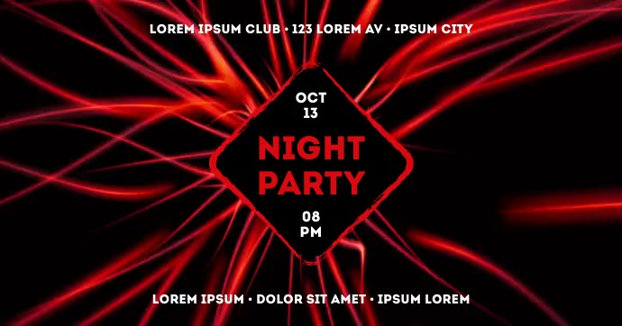 Copy of NIGHT PARTY BANNER | PosterMyWall