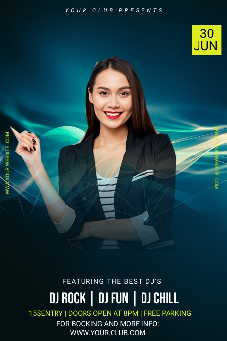 NIGHT PARTY BANNER TEMPLATE | PosterMyWall