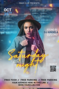 NIGHT PARTY BANNER TEMPLATE | PosterMyWall