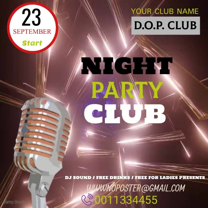 Night party club Template | PosterMyWall