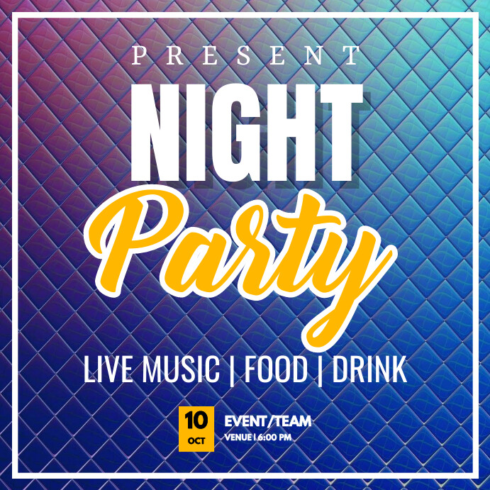 night party Template | PosterMyWall