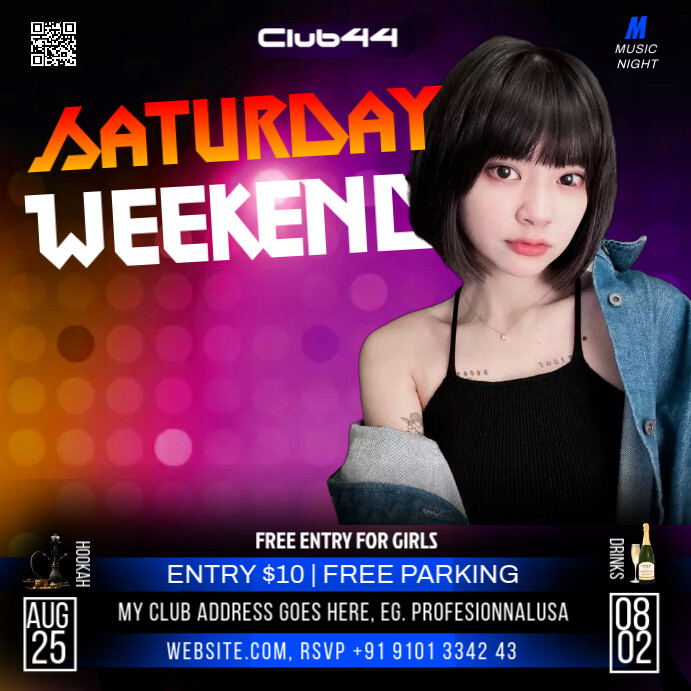 Night Party Template | PosterMyWall