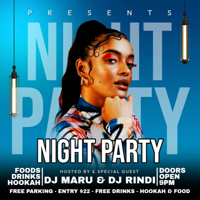 Night Party Template | PosterMyWall