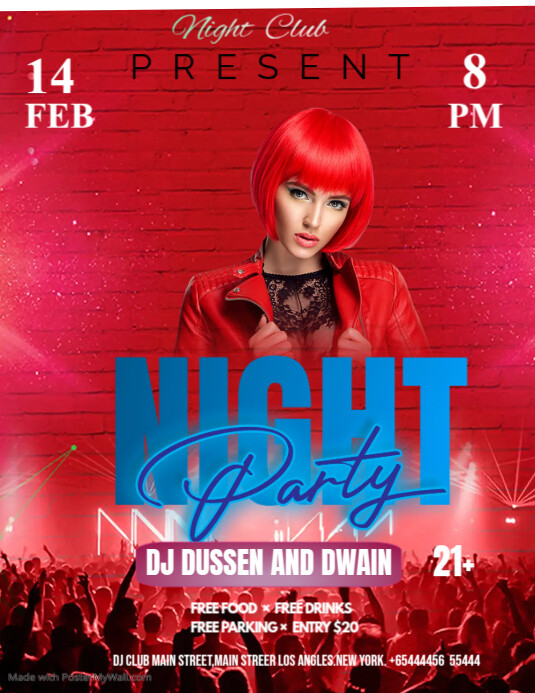 Night party Template | PosterMyWall