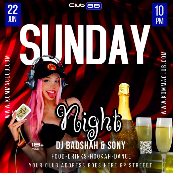 Night Party Template | PosterMyWall