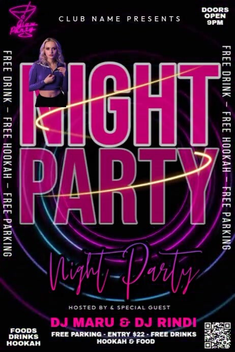 Night Party Template | PosterMyWall