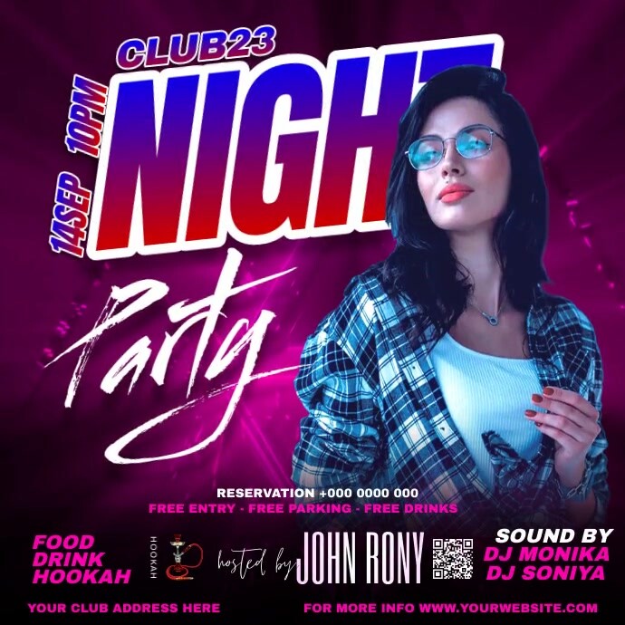 night party Template | PosterMyWall