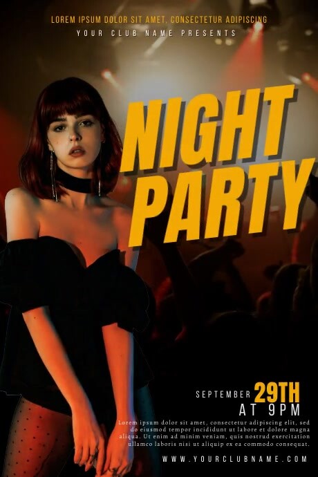 Night Party Template | PosterMyWall