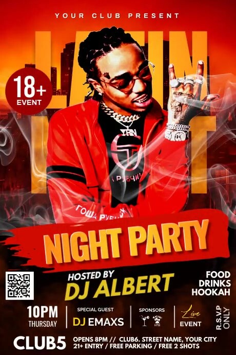 Night Party Template | PosterMyWall