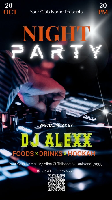 Night party Template | PosterMyWall