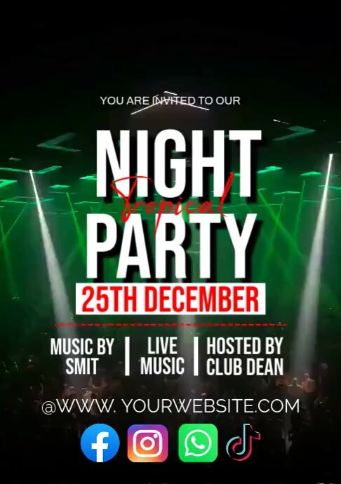 Night party Template | PosterMyWall