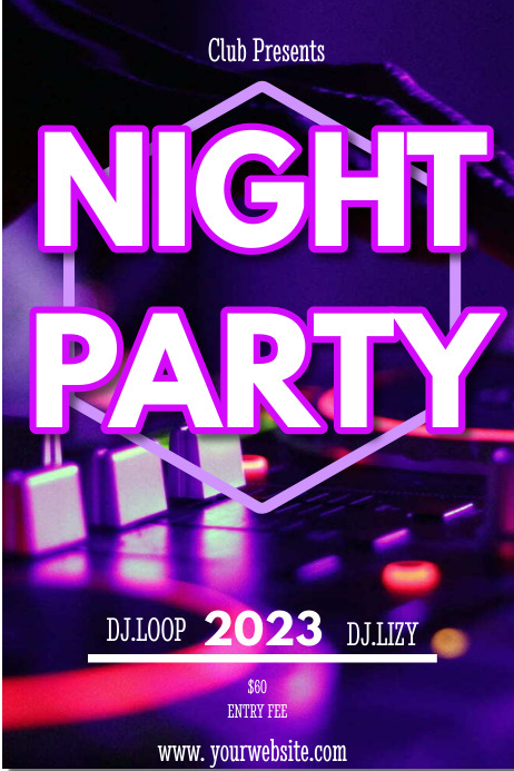 Night Party Template | PosterMyWall
