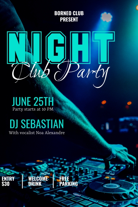 Night Party Template | PosterMyWall